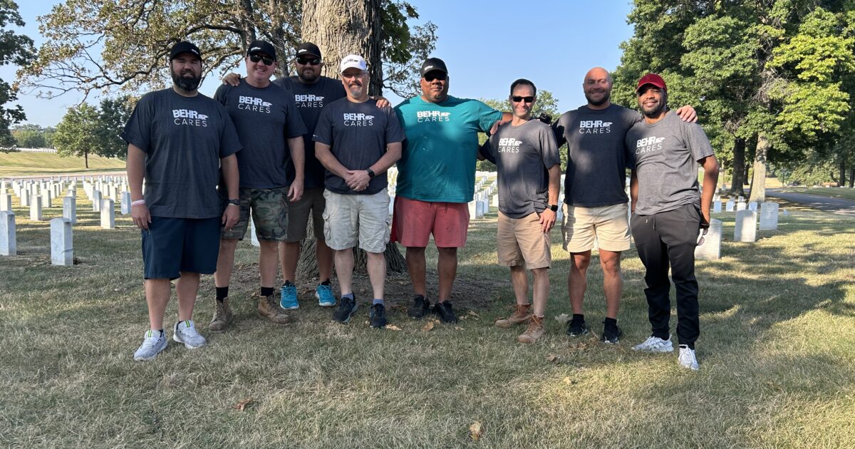 Behr Participates in Nationwide Cleanup of Military Cemeteries - Masco
